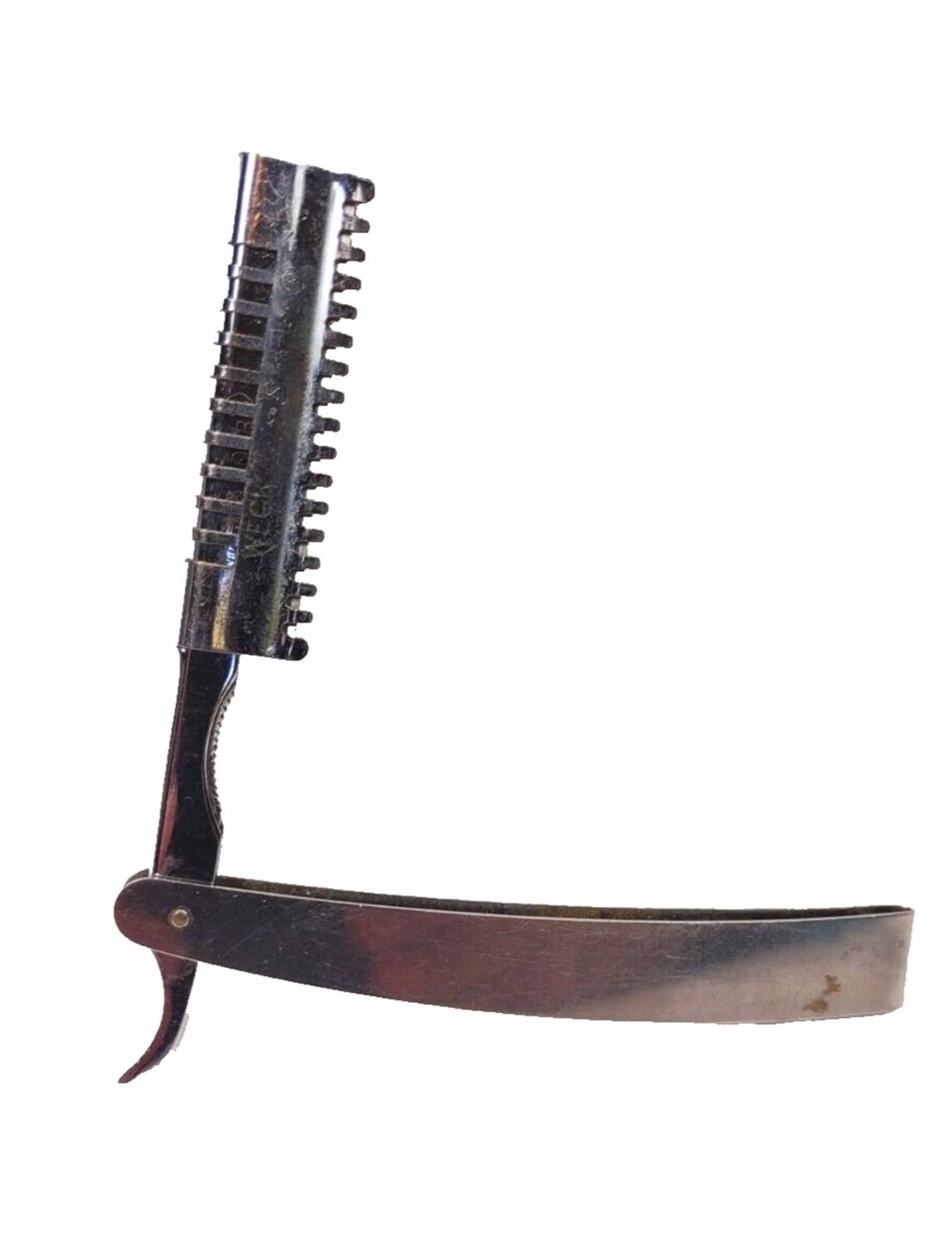 Vintage Weck Hair Shaper Straight Razor Handle Made in USA Lightweight ...