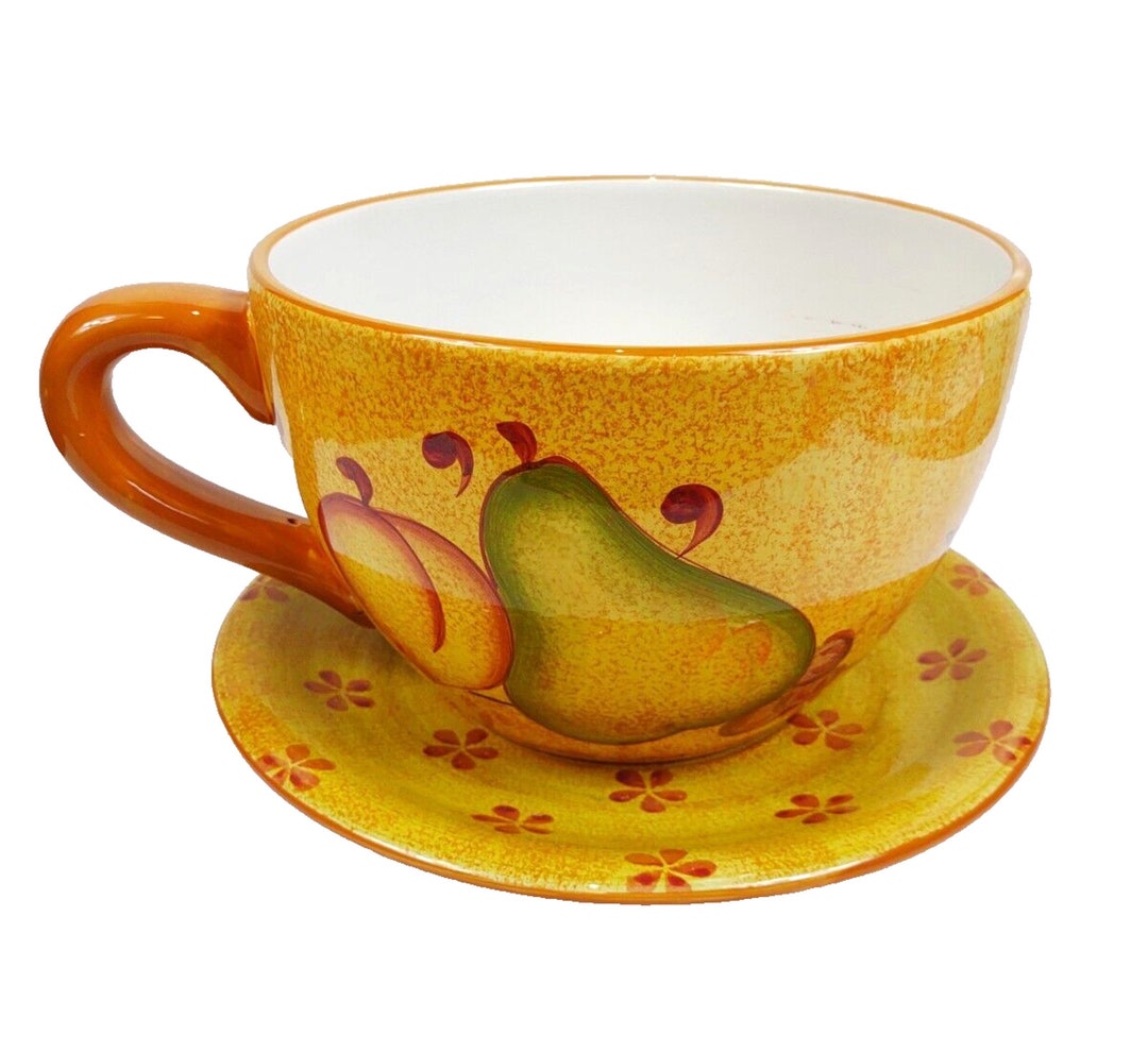 Giant Style Eyes Coffee Mug Planter Livin' Large Fruit Collection W ...