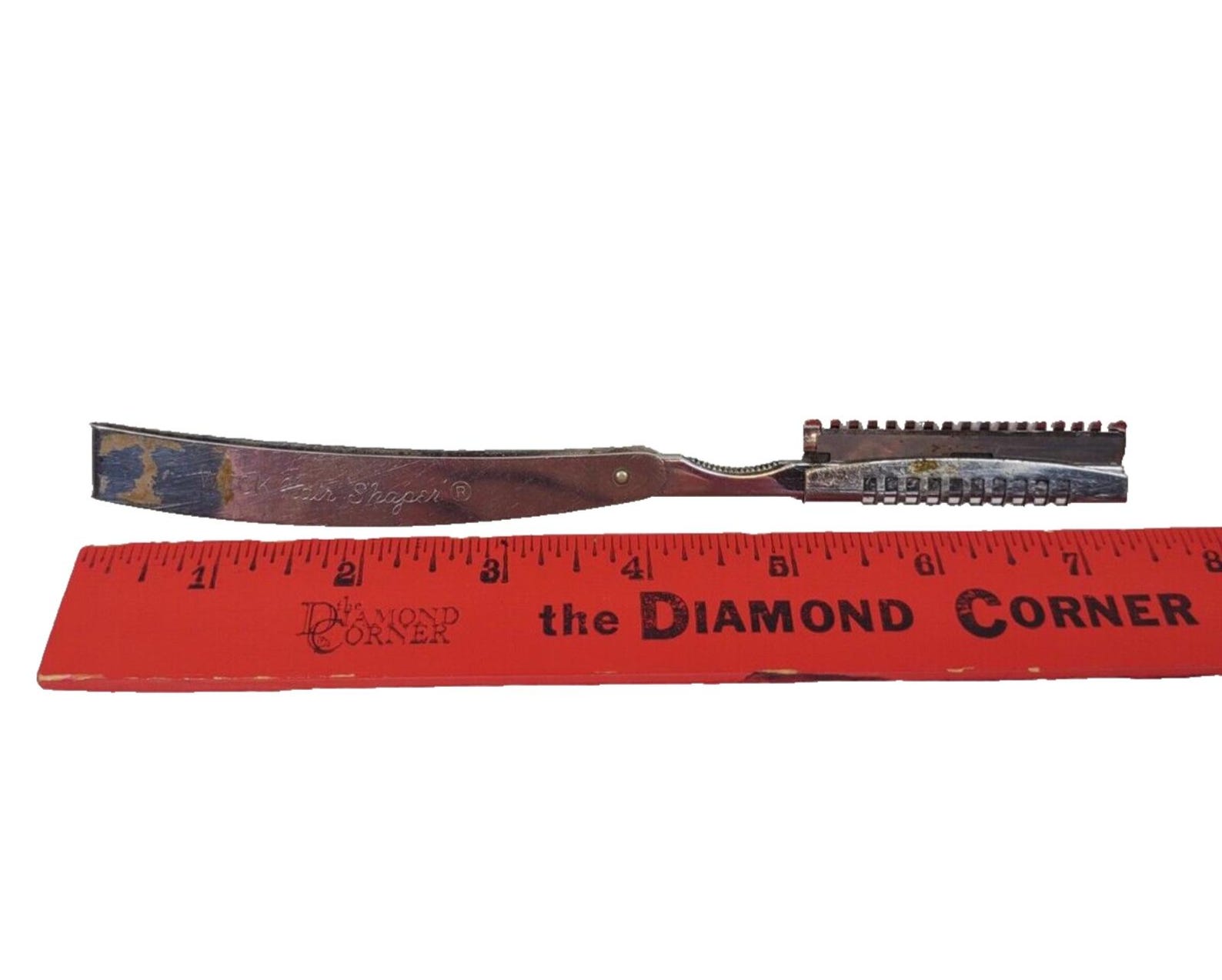 Vintage Weck Hair Shaper Straight Razor Handle Made in USA Lightweight ...