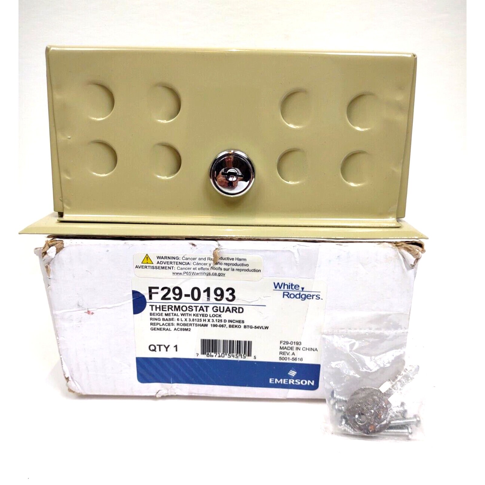 Metal Thermostat Covers With Lock