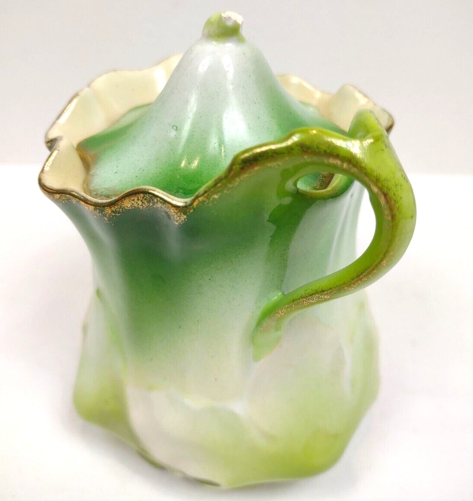 Antique R.S. Prussia Biscuit Relish Sugar Jar Gold Green Gold - Etsy