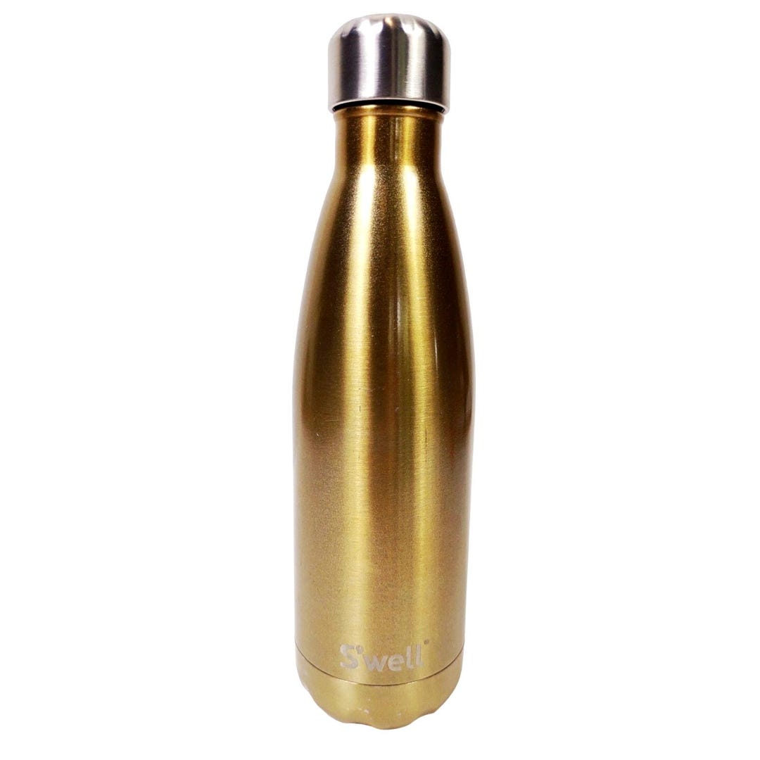 Sip by Swell Insulated Water Bottle Stainless Steel 17 Oz Gold W Screw ...