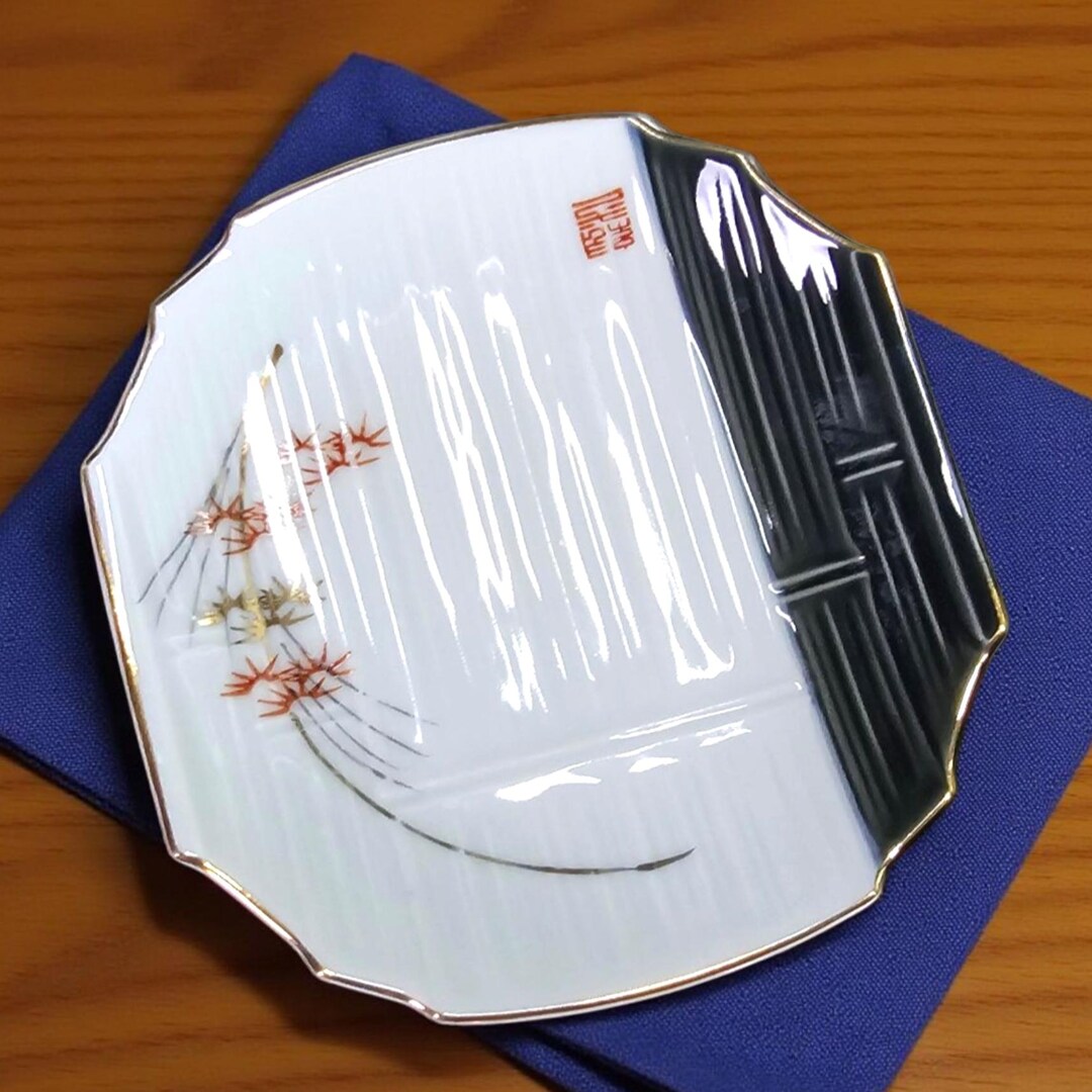 Square Sushi Sashimi Bean Serving Plates - Three Pieces - Etsy