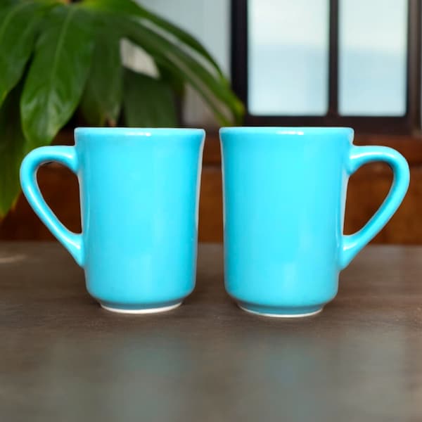 Turquoise Mugs - Etsy