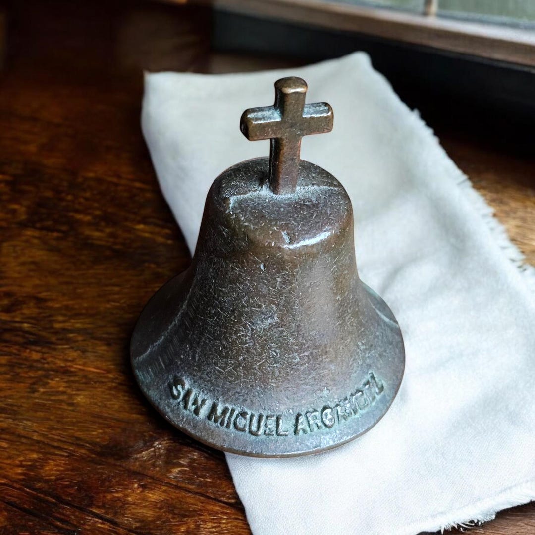 1930s Bronze Mission Bell San Miguel Arcangel, Replica - Etsy