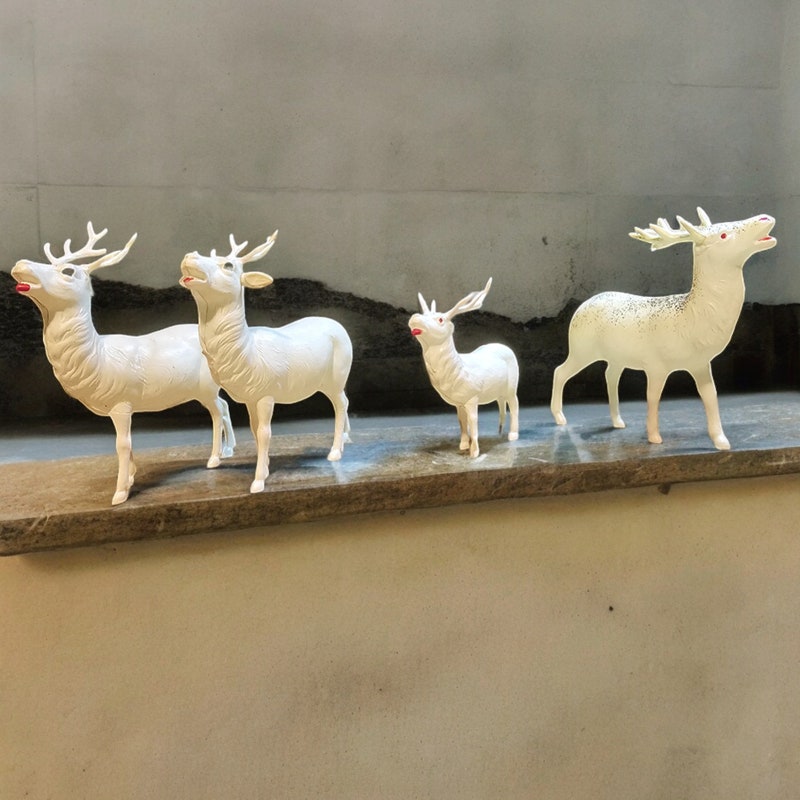 Plastic Reindeer - Etsy