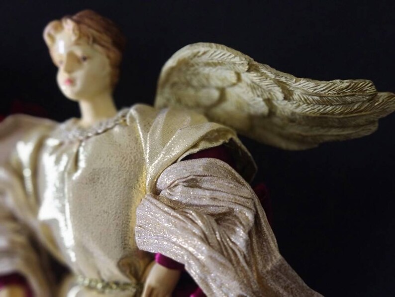 Victorian Style Flying Angel Christmas Ornament 1980s - Etsy
