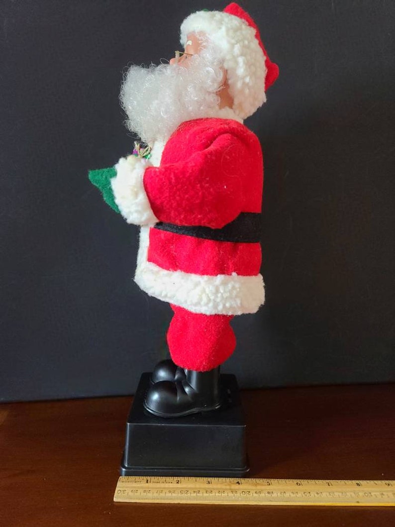 Collectible Musical Santa 16 Tall 1996 Holiday - Etsy