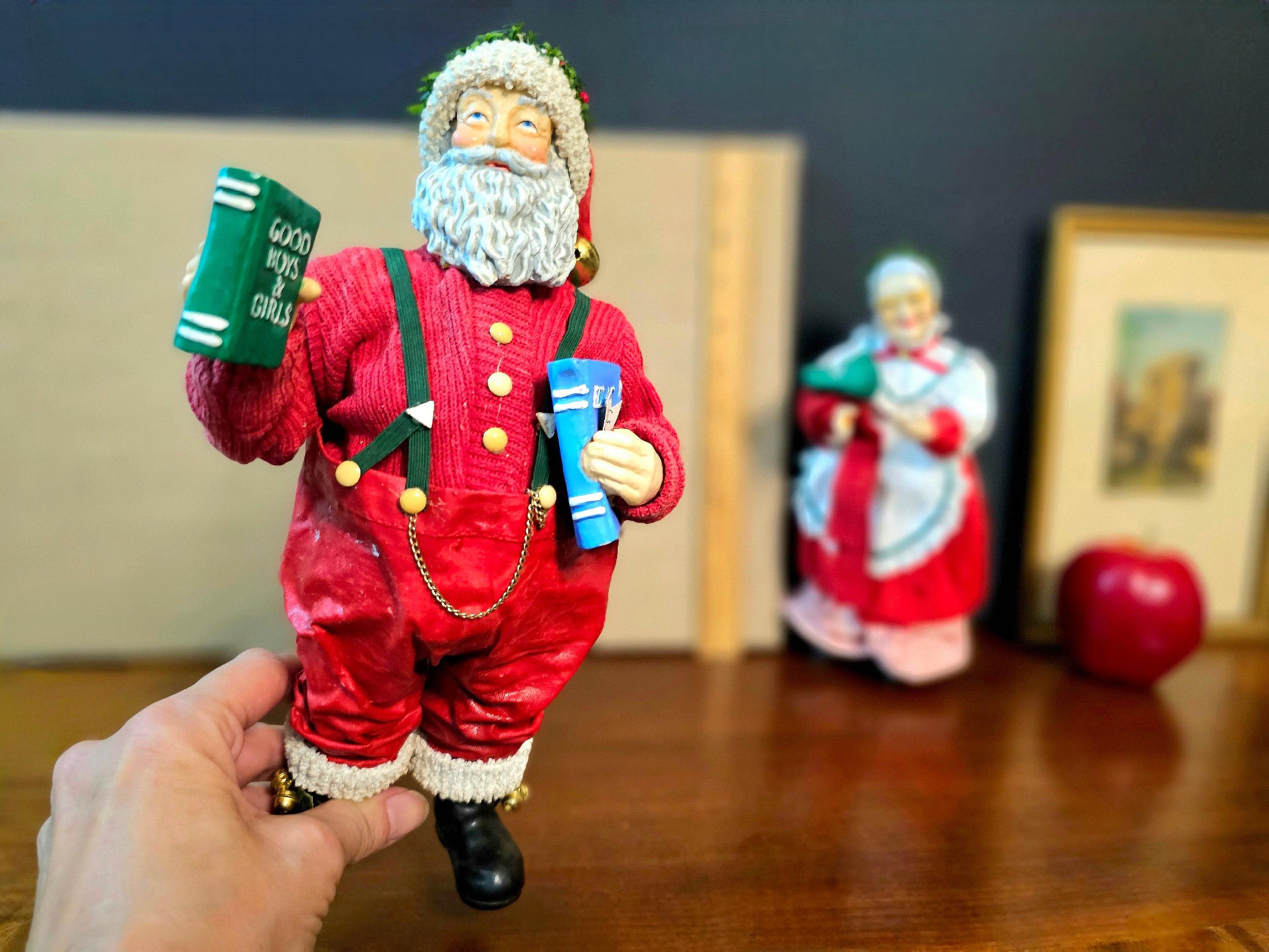 Rare SET 1980s Clothtique Santa AND Mrs Claus 10 Tall - Etsy