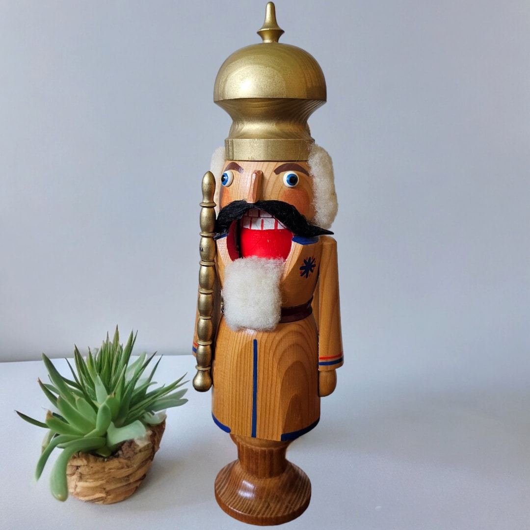 Natural Forester German Nutcracker Wood Screw Type Germany GDR Vtg ...