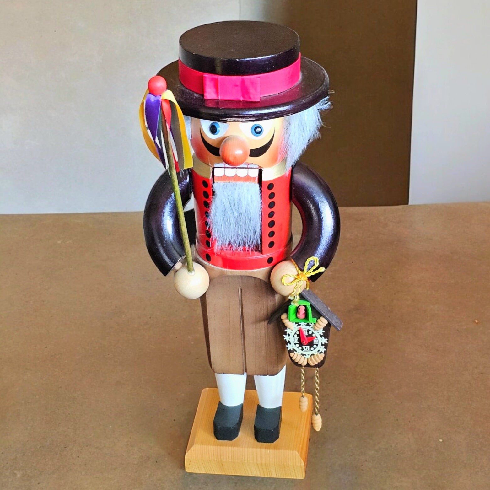 Steinbach Wood Nutcracker Cuckoo Clock Black Forester Made in West ...