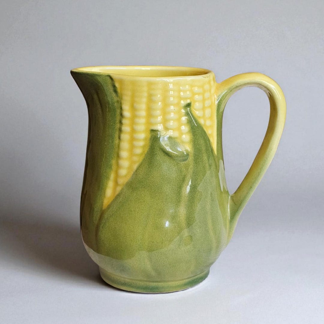 Corn King Pitcher No. 70 Shawnee Pottery - Etsy