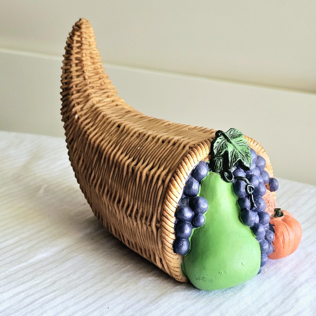Resin Cornucopia Table Top Shelf Sitter - Etsy