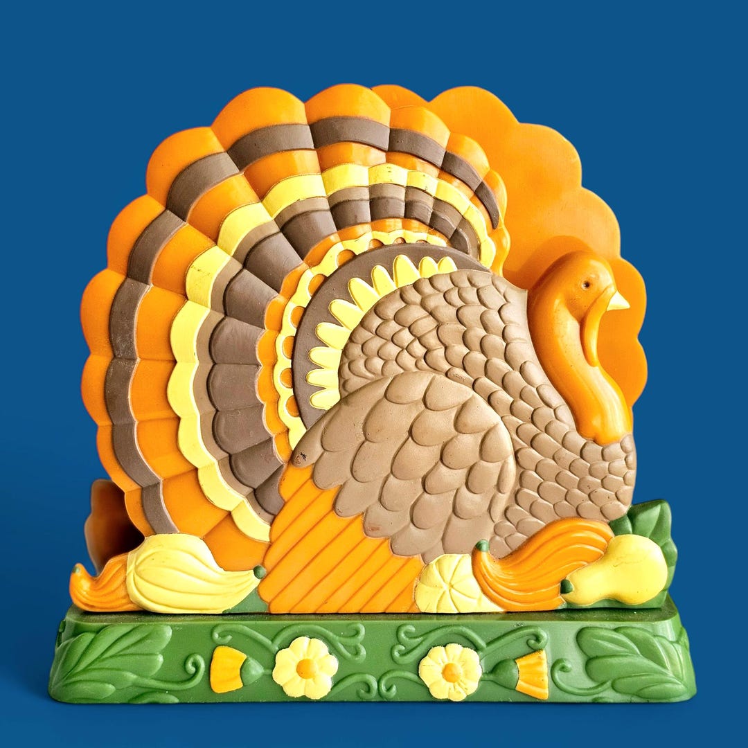Turkey Shaped Napkin Holder - Etsy