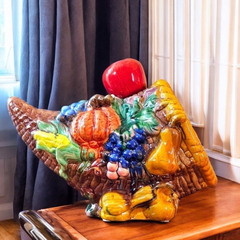 Large Cornucopia Basket - Etsy