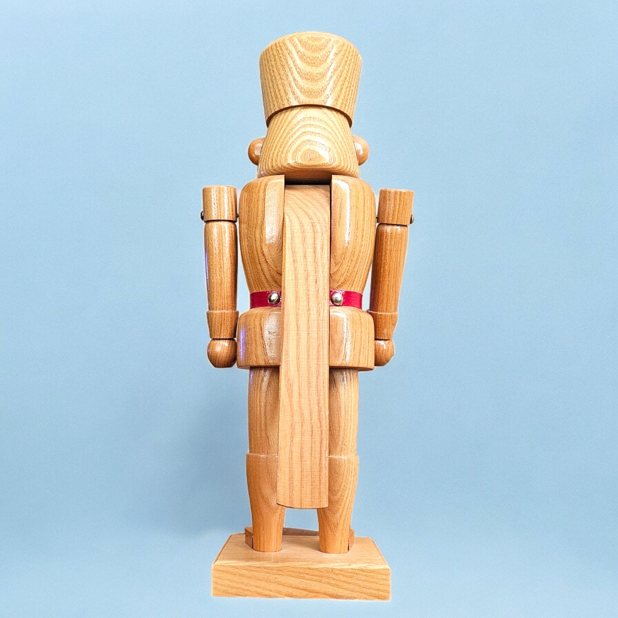 Vintage Natural Wood Grain Nutcracker Figurine Handmade in Erzgebirge ...