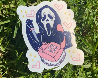 Scream Sticker - Etsy