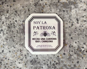 Bumper Stickers La Patrona sticker Paper & Party Supplies Paper etna.com.pe
