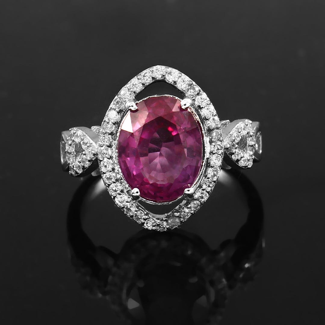 Vintage Alexandrite Ring Ring Dainty Purple Blue Magic Ring 925 ...