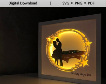 Billiard Shadow Box - Etsy