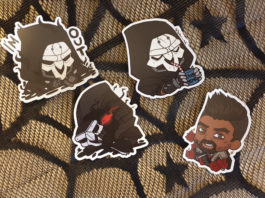 Overwatch Reyes / Reaper Vinyl Matte Stickers Vol 2 8x8cm - Etsy