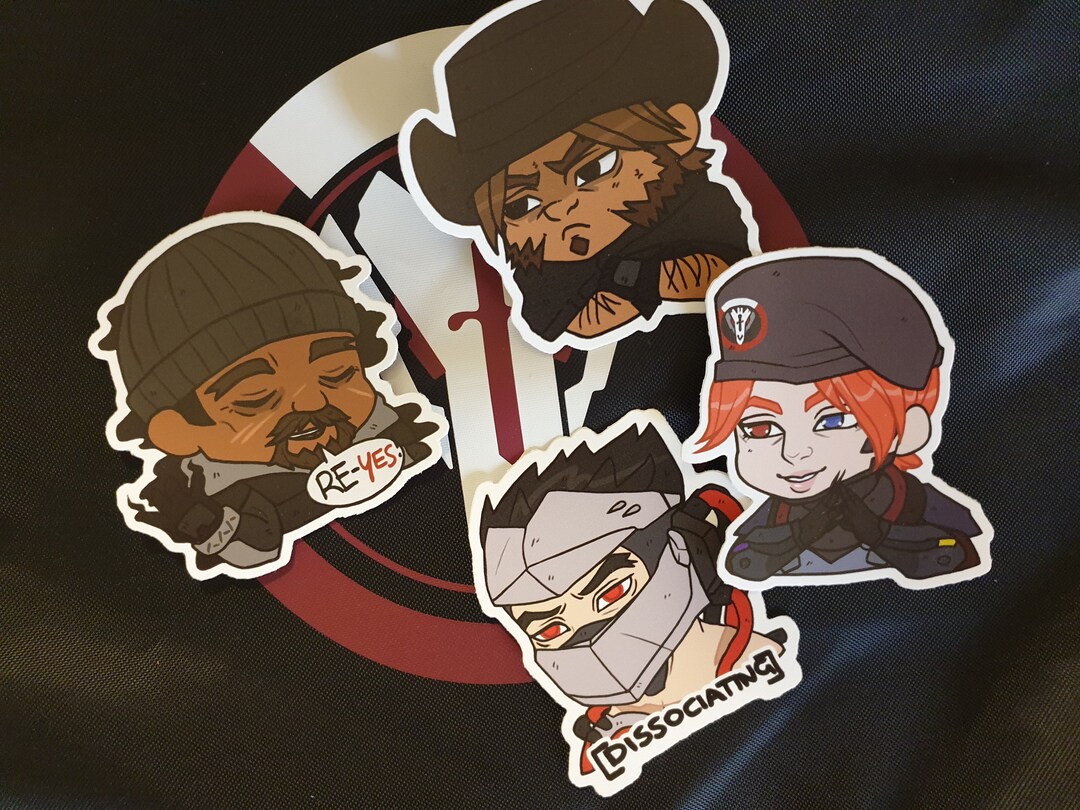 Overwatch Blackwatch Vinyl Matte Stickers 8x8cm - Etsy