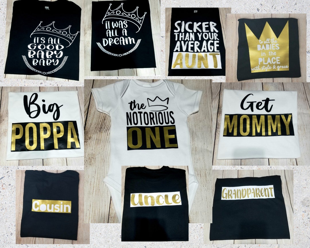 Notorious One Family Birthday Shirts, Family Birthday Shirts, 1st ...
