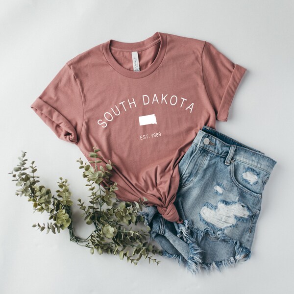 South Dakota T Shirt - Etsy
