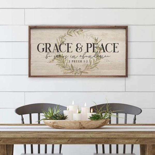 Grace and Peace - Etsy