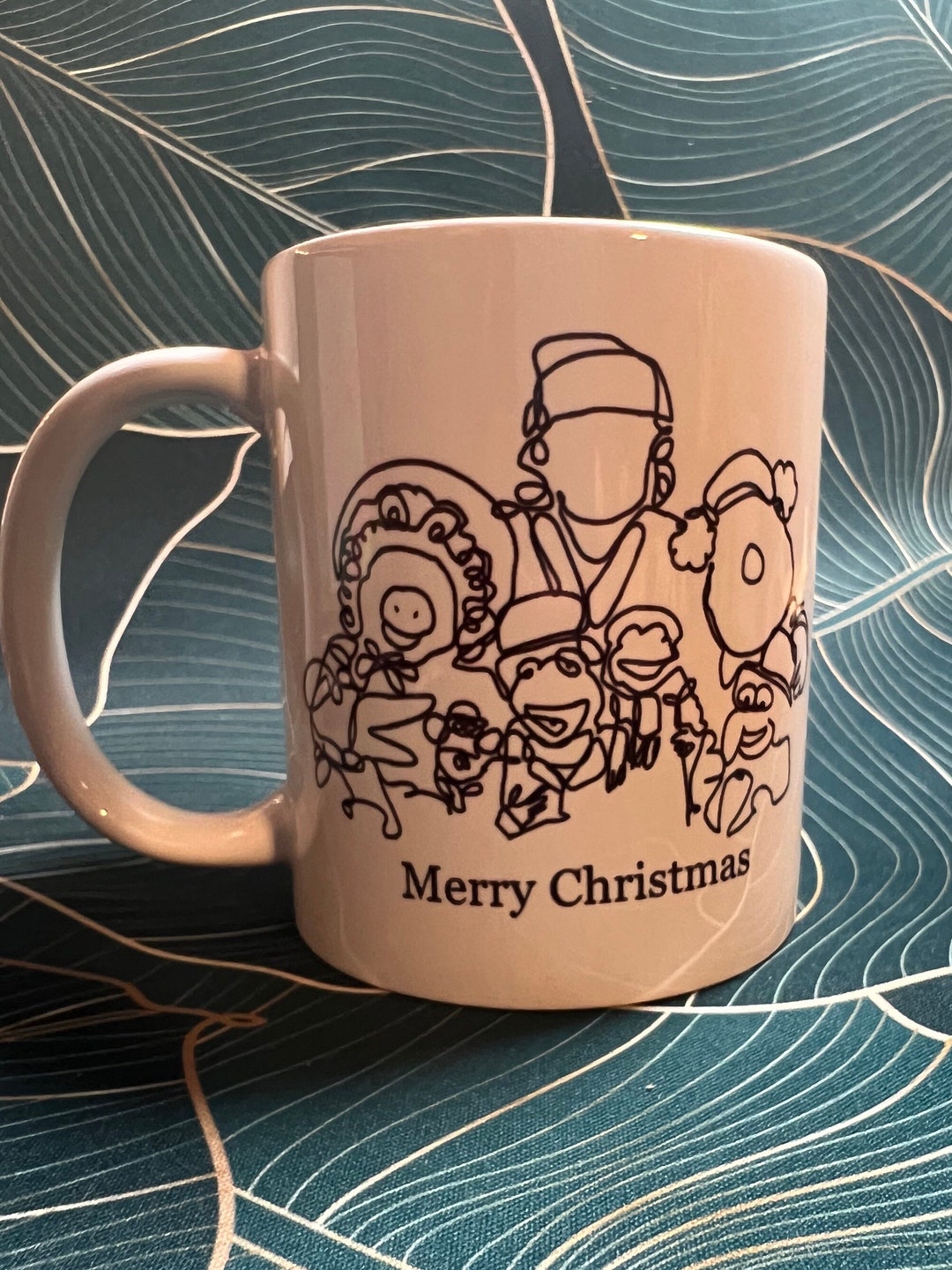 Muppet Christmas Carol Mug, Line Art, 12oz 15 Oz - Etsy