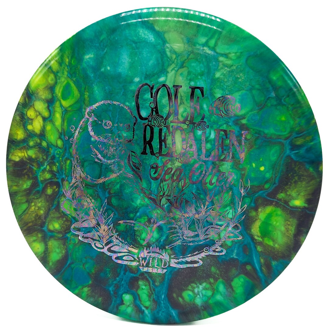 Dyed Wild Discs Sea Otter Cole Redalen Signature Lava 174g Unique Dyed ...