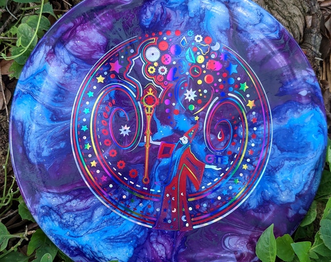 Infinite Discs Scepter Metal Flake Glow C-blend 174g Custom Dyed Driver ...