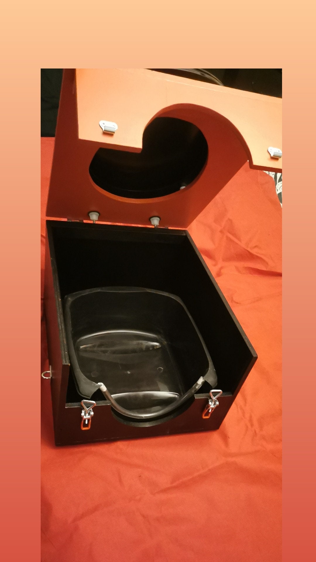 BDSM Smother Box Stool Black With Toilet Seat - Etsy UK