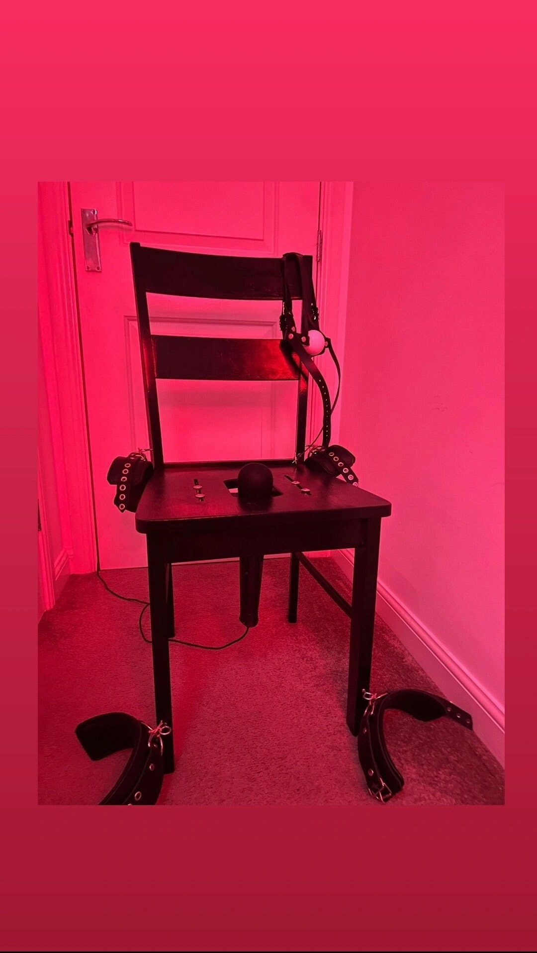 Hitachi Wand Vibrator Sub BDSM Chair - Etsy UK