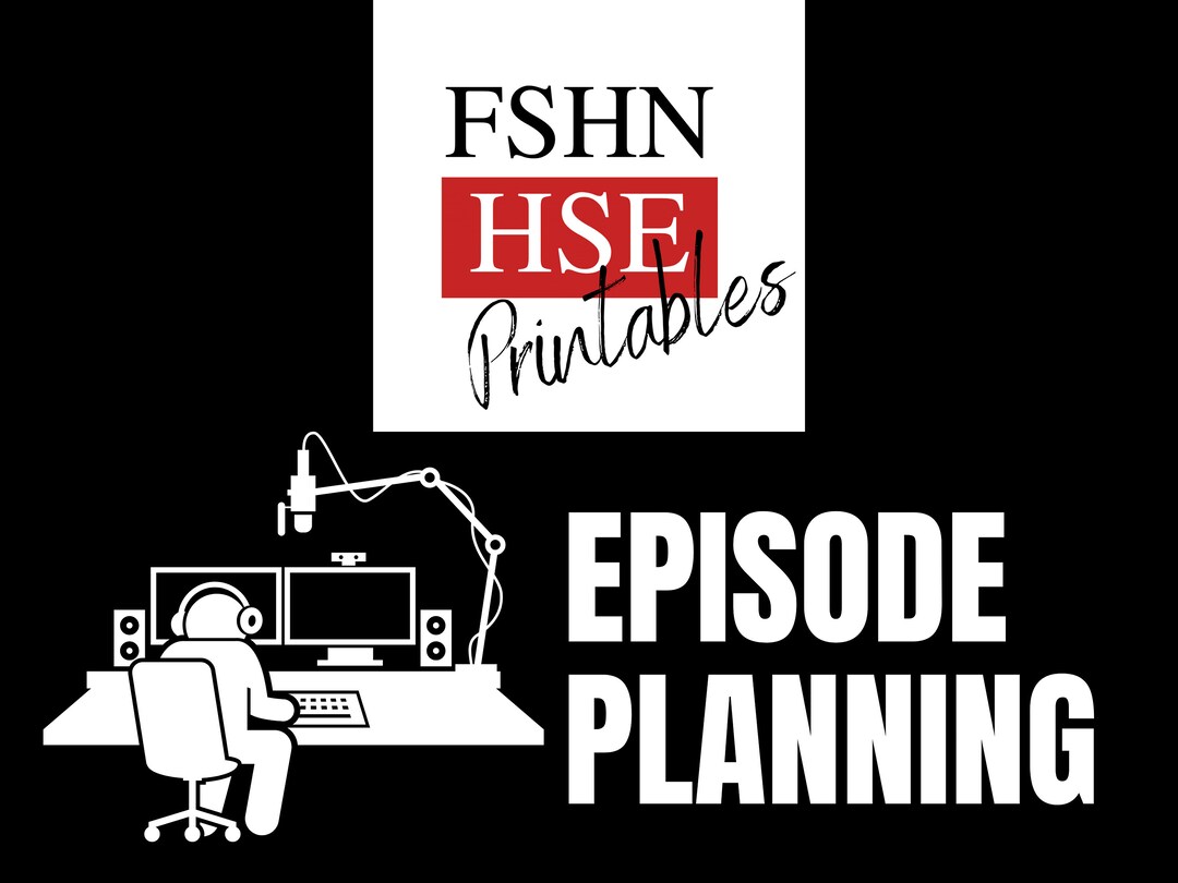 EPISODE PLANNING Template Printable - Etsy