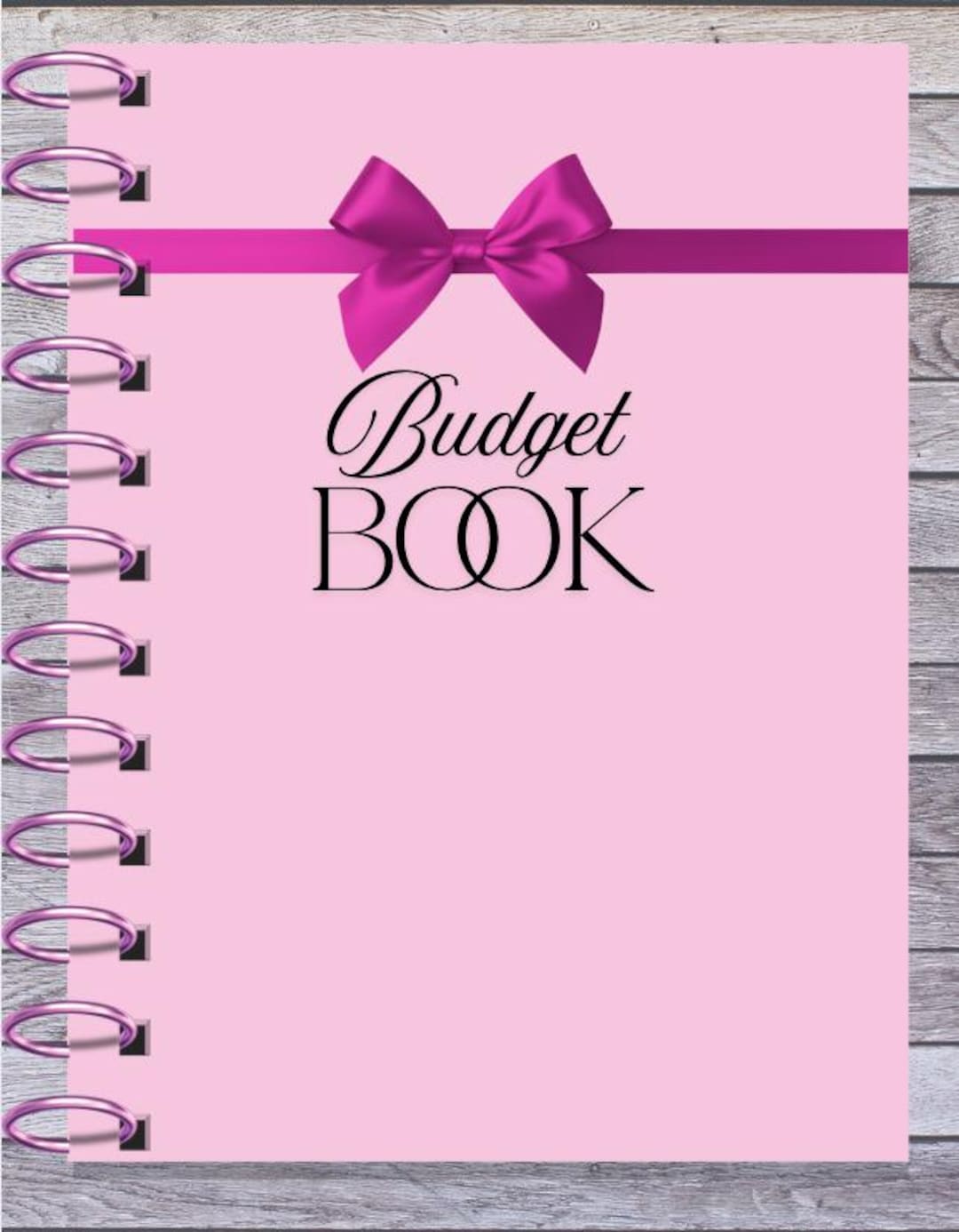 Girly Pink Budget Planner - Etsy