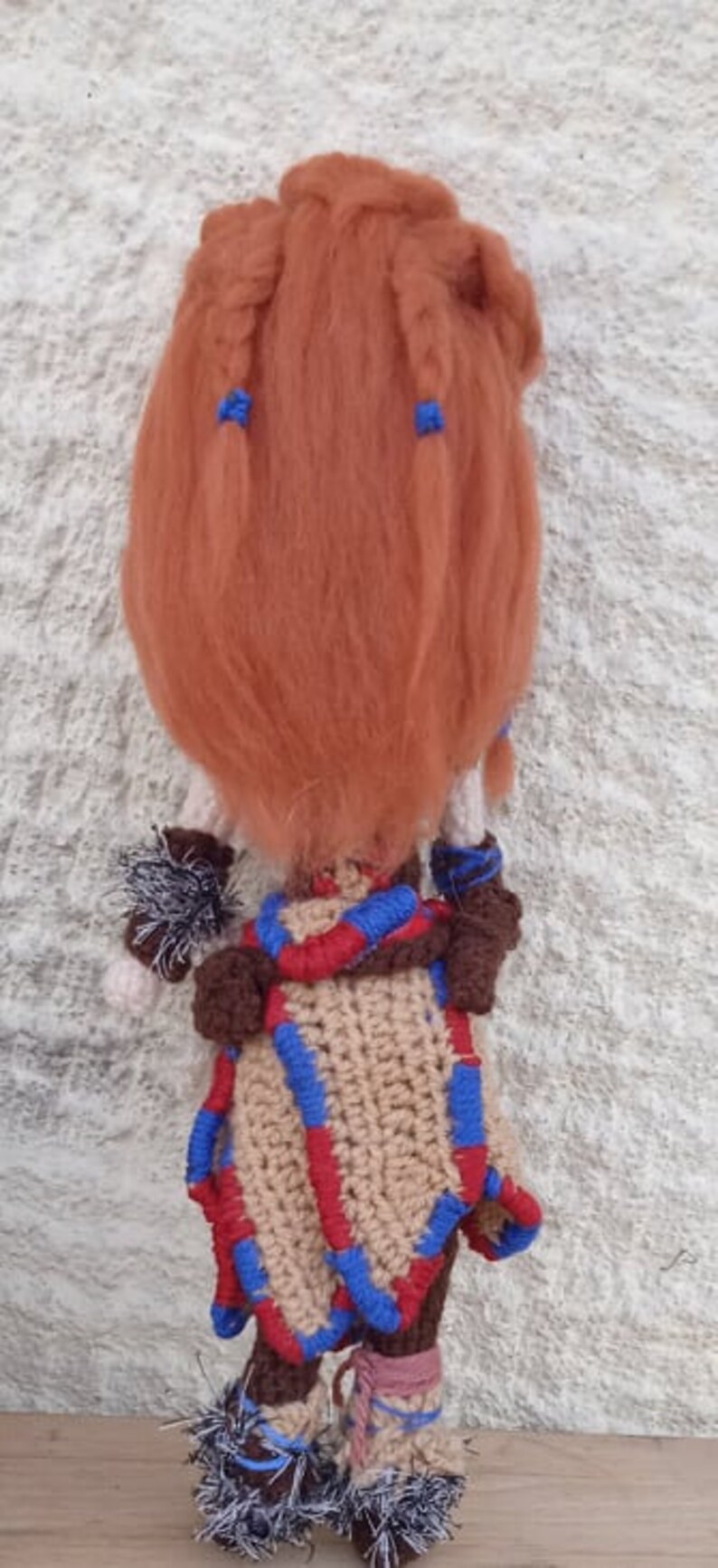 Aloy Horizon Zero Dawn Inspired Handmade Crochet Amigurumi Figure Doll ...