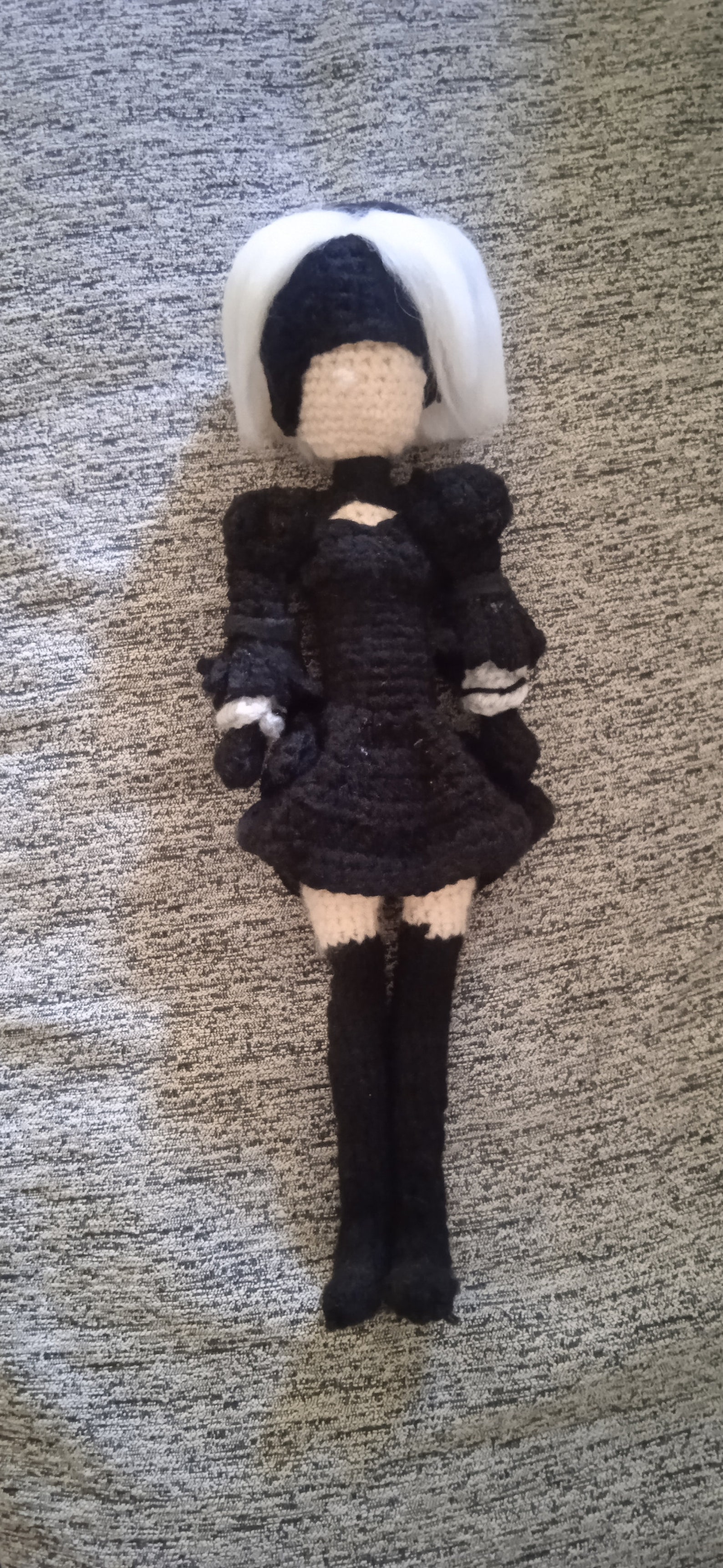 Nier Automata 2B Yorha No.2 Type B Inspired Handmade Crochet Amigurumi ...