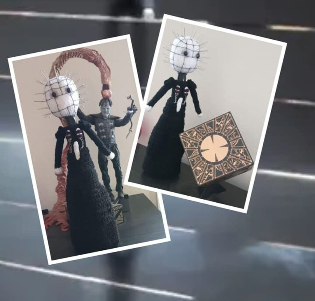 Pinhead Hellraiser Inspired Amigurumi Crochet Figure Doll - Etsy