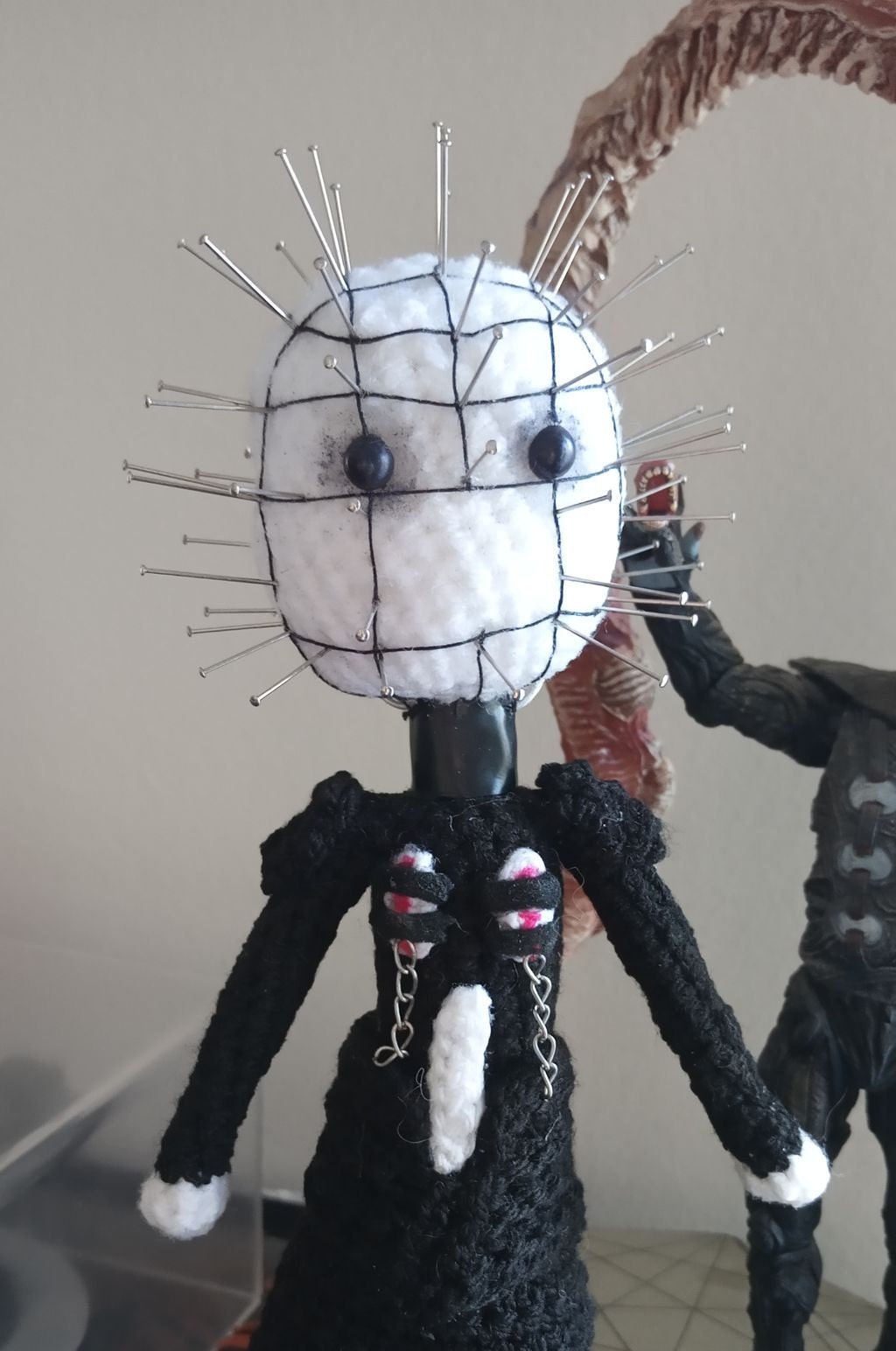Pinhead Hellraiser inspirado Amigurumi crochet figura muñeca - Etsy España