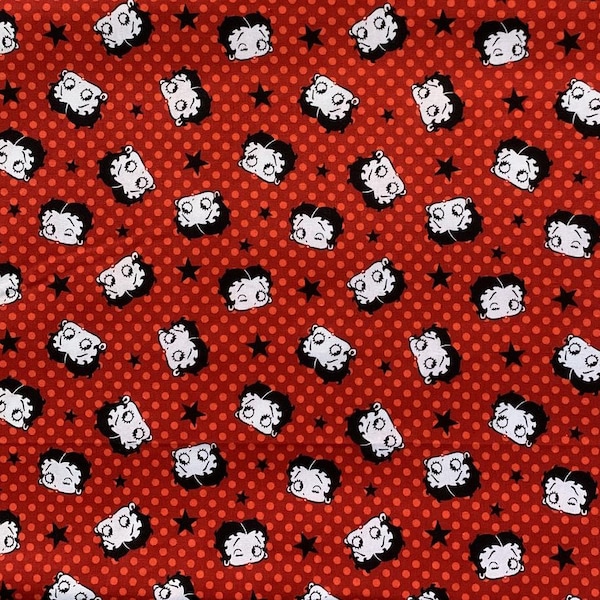 Betty Boop Fabric - Etsy