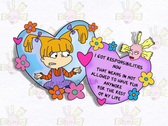 Rugrats Angelicas Adult Responsibilities | Etsy Australia