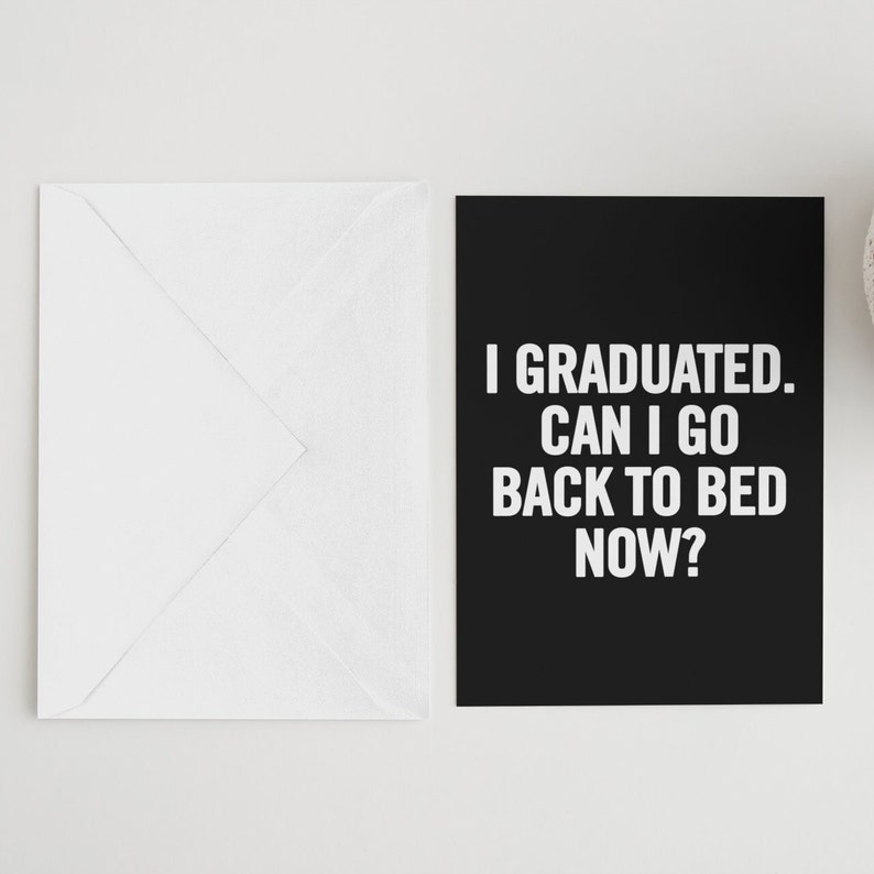 Graduation Card Funny Graduation Card High School - Etsy
