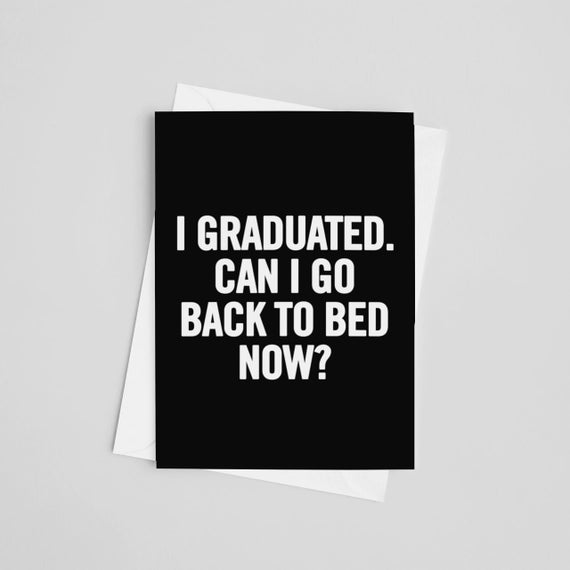 Graduation Card Funny Graduation Card High School - Etsy