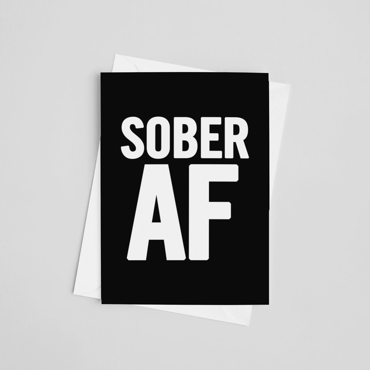 Sobriety Card Funny Sober Card Sobriety Gift for Men Women - Etsy
