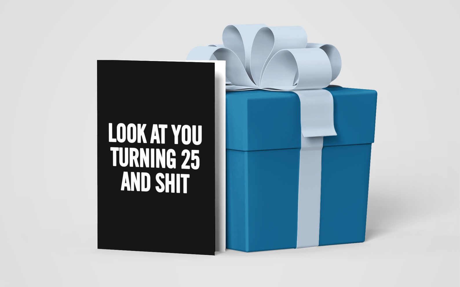 Funny 25th Birthday Card for Him or Her 25th Birthday Card - Etsy