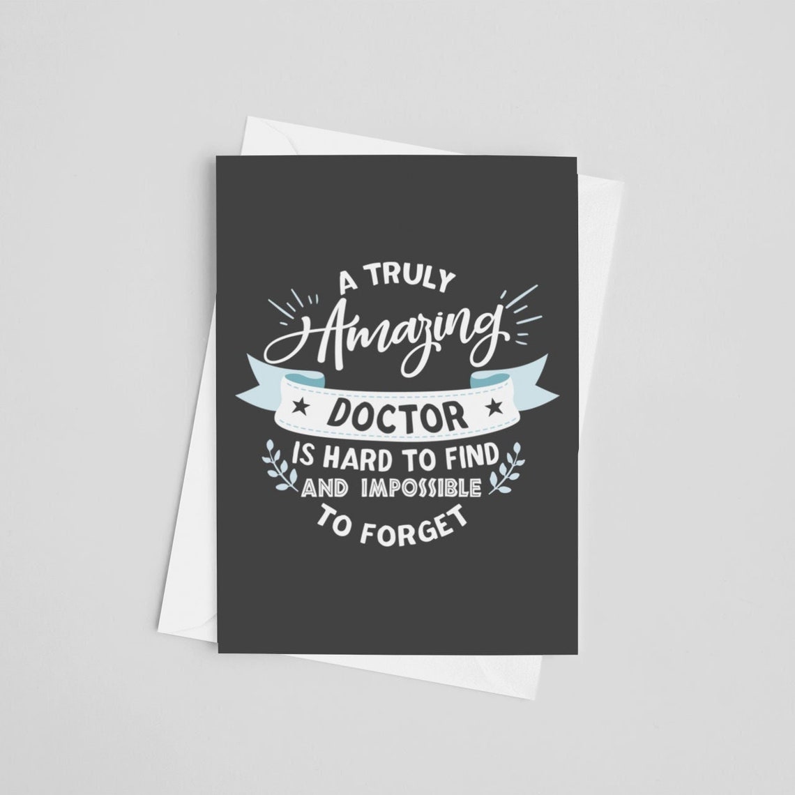 Card for Doctor, Doctor Thank You Card, Doctor Birthday Card, Cute ...