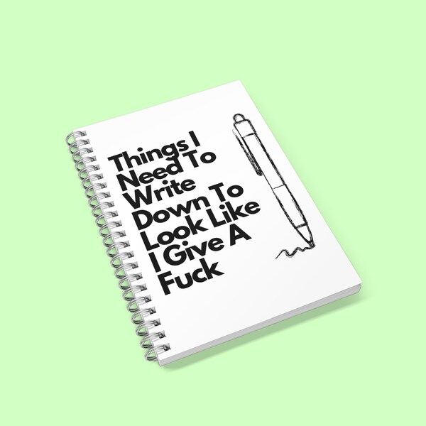 Quote Notebook - Etsy UK