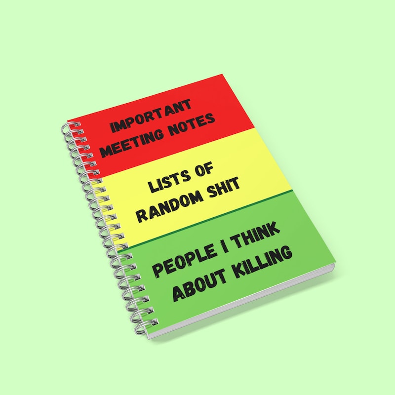 Funny Notebooks - Etsy