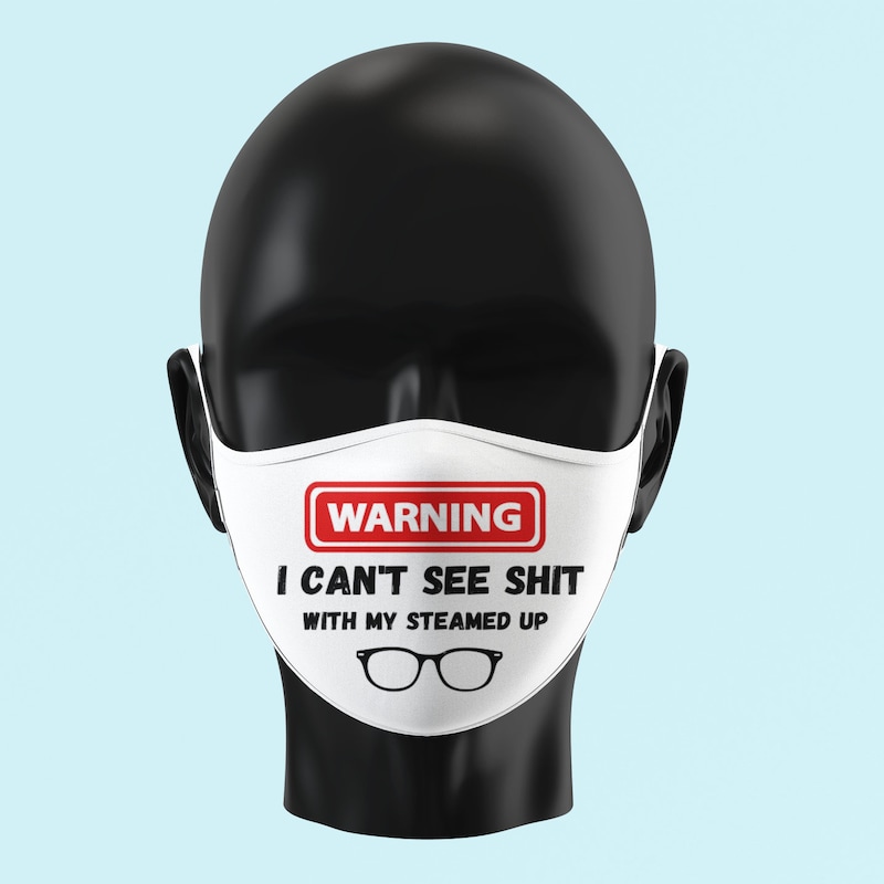 Funny Face Mask - Etsy